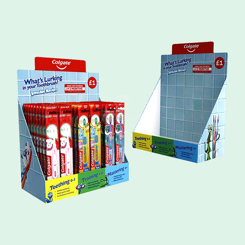 Holidaypac Custom Corrugated Counter Display Toothbrush